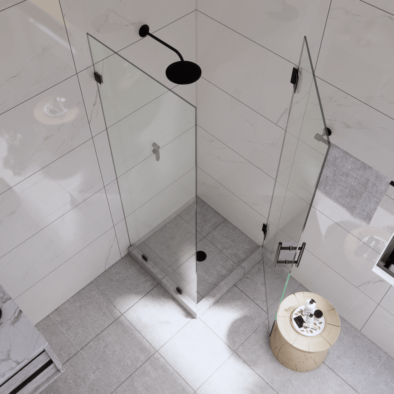 Canto Left Open Corner Shower Panel and Door